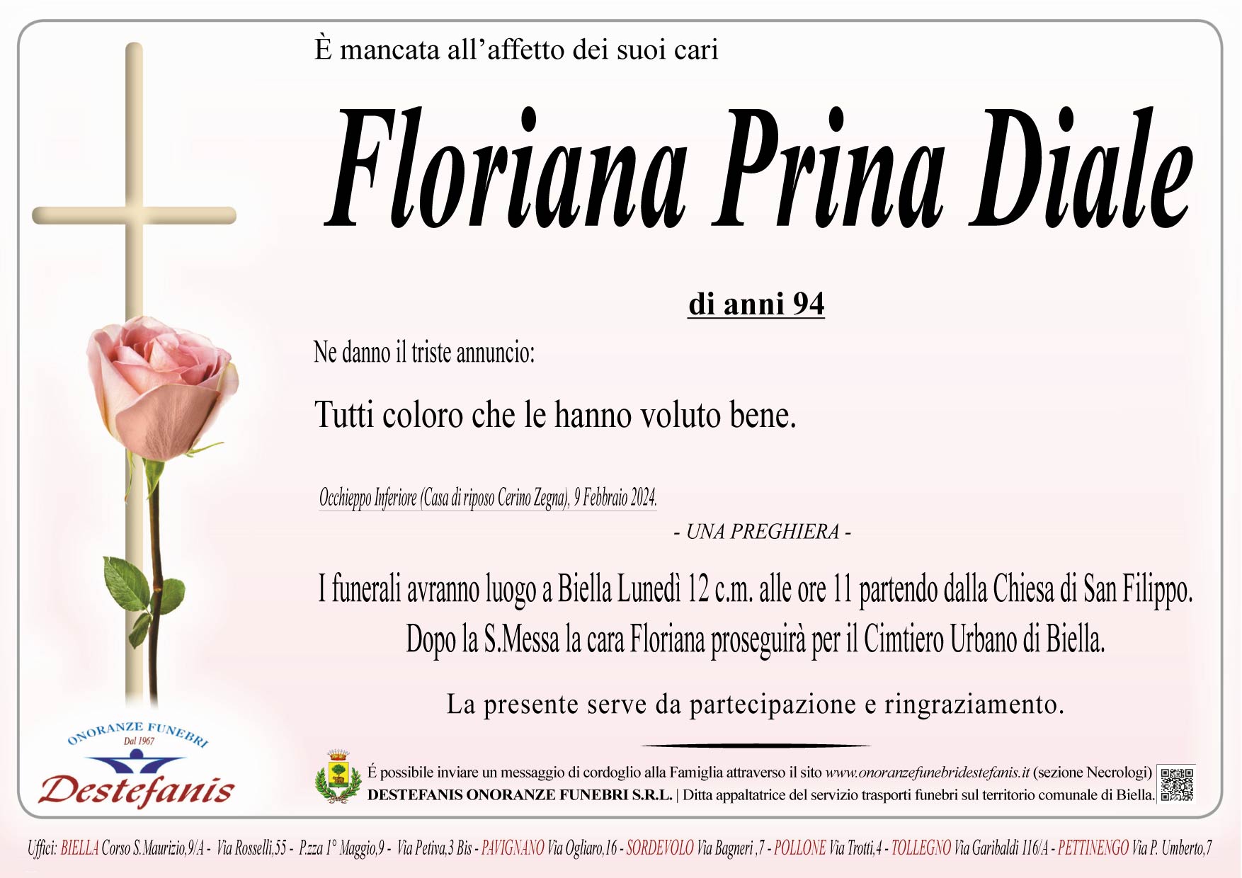 Floriana Prina Diale - Newsbiella.it
