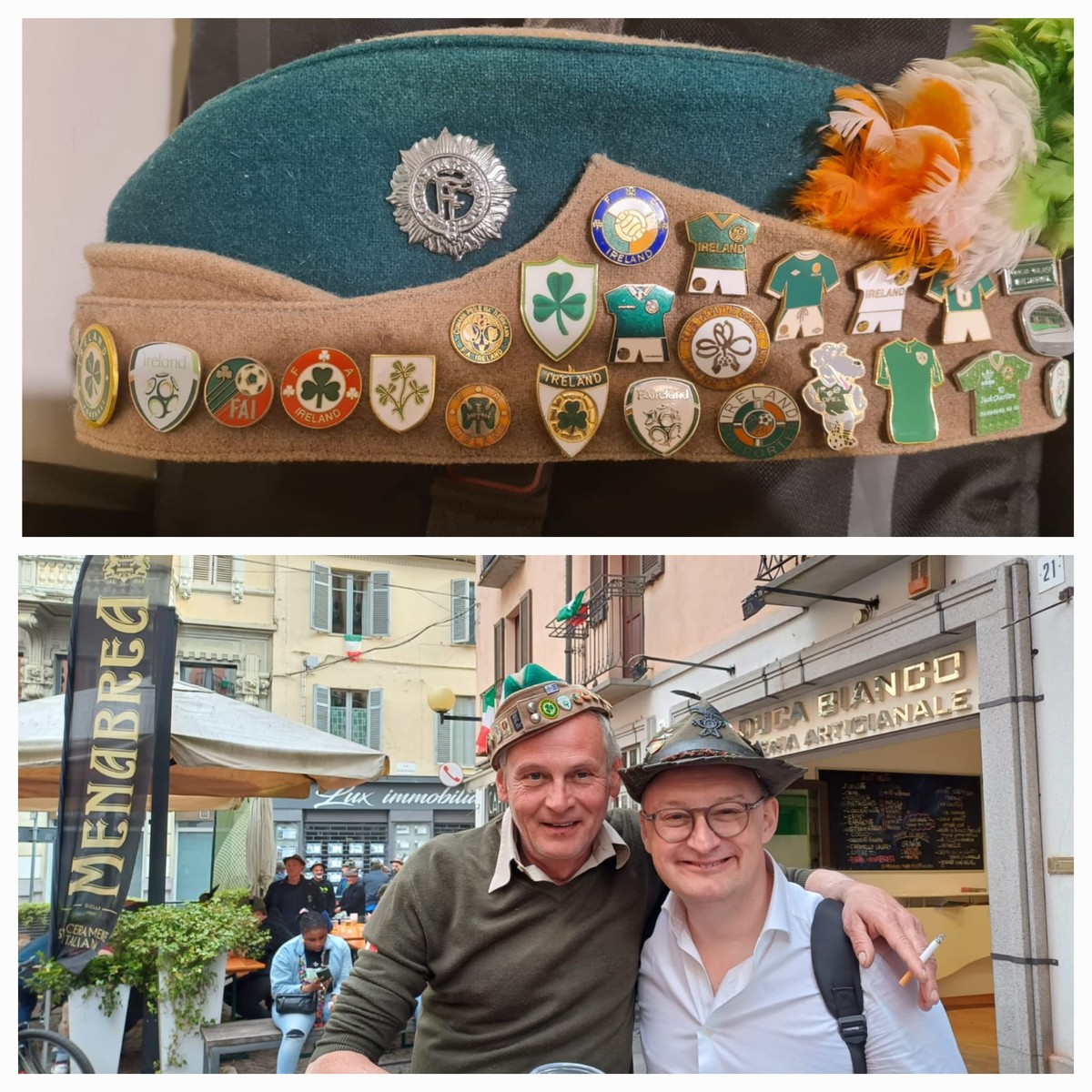 Biella, rubato un cappello degli Alpini irlandesi durante l’Adunata: “È ...