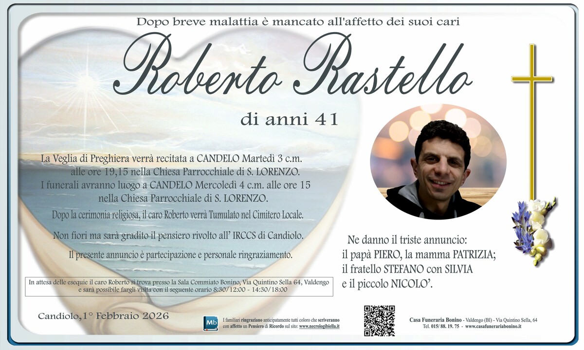 Roberto Rastello - Newsbiella.it