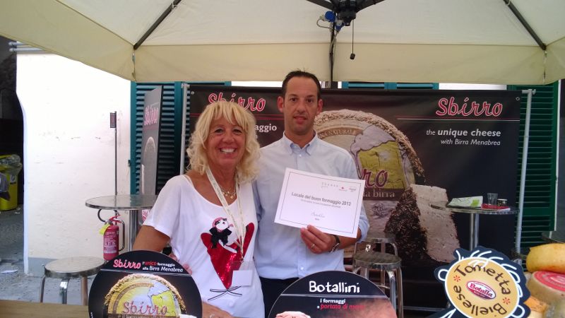 Botalla formaggi premiato a Cheese - Newsbiella.it