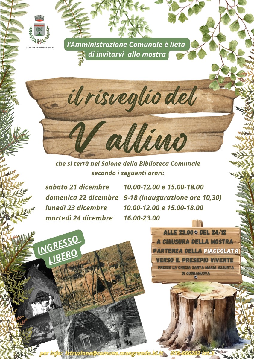 Mongrando in mostra con “Il Risveglio del Vallino” - Newsbiella.it