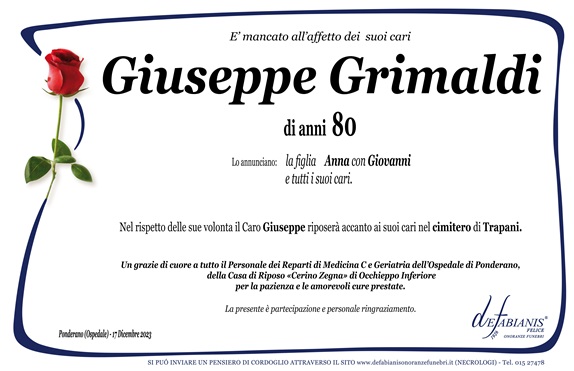 Giuseppe Grimaldi - Newsbiella.it