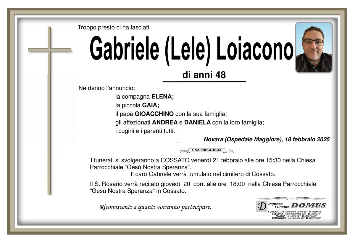 Gabriele Loiacono - Newsbiella.it