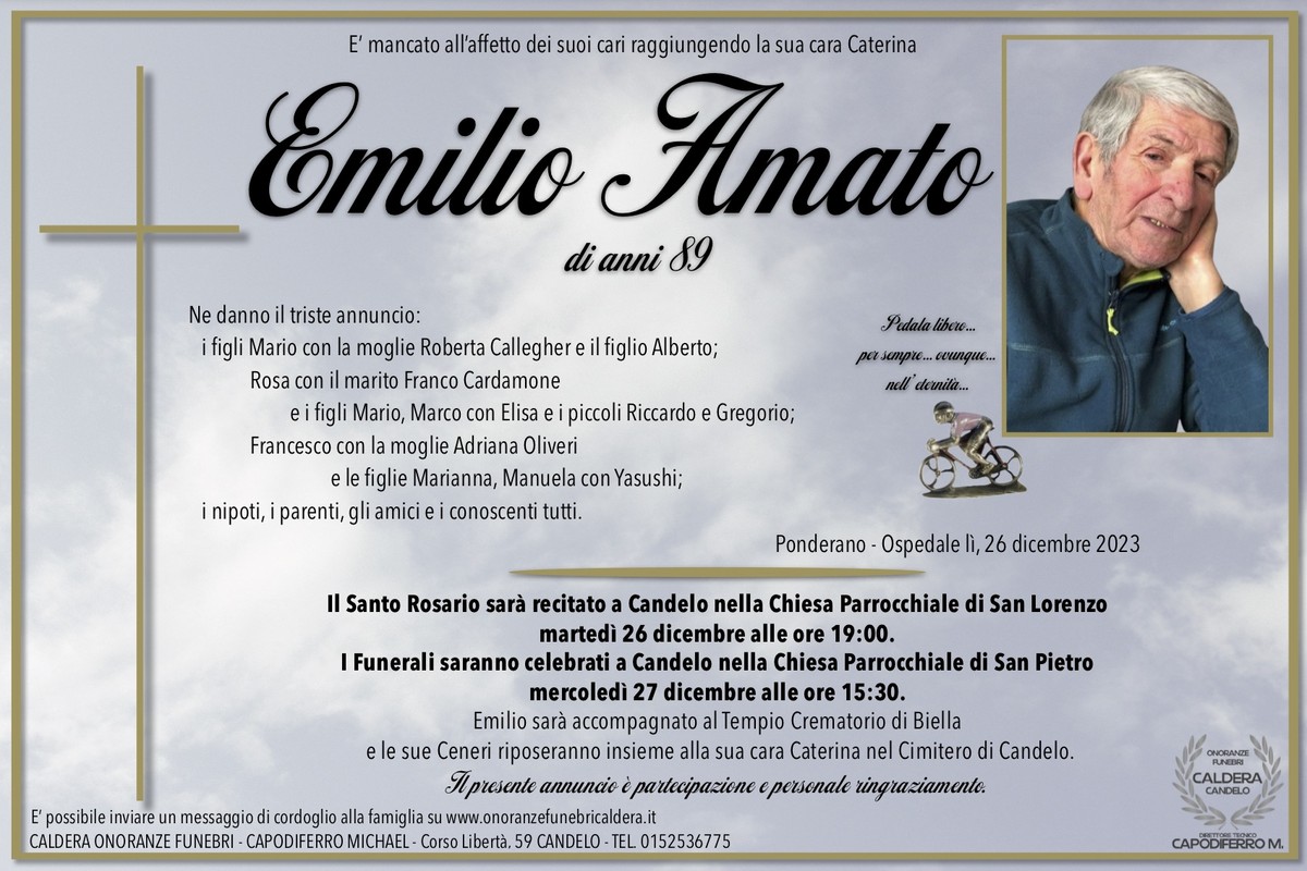 Emilio Amato - Newsbiella.it