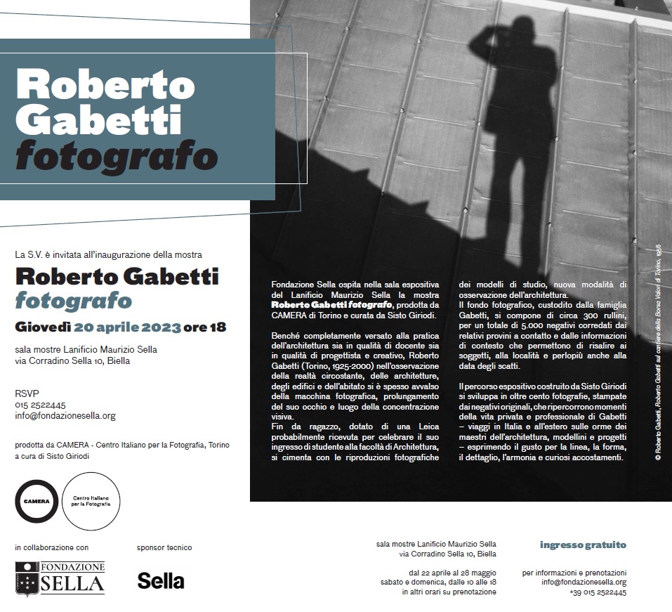 Roberto Gabetti fotografo, la mostra al Lanificio Maurizio Sella ...