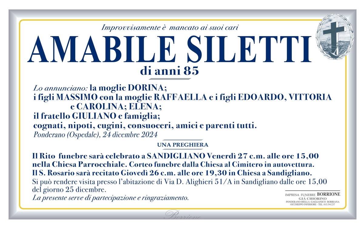 Amabile Siletti - Newsbiella.it