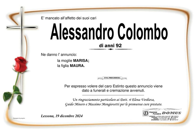 Alessandro Colombo - Newsbiella.it