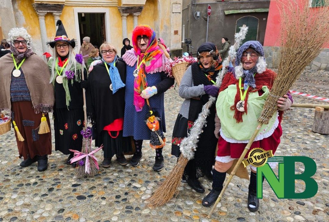Le befane “invadono” Castagnea tra sfilate e una calza gigante sul ...