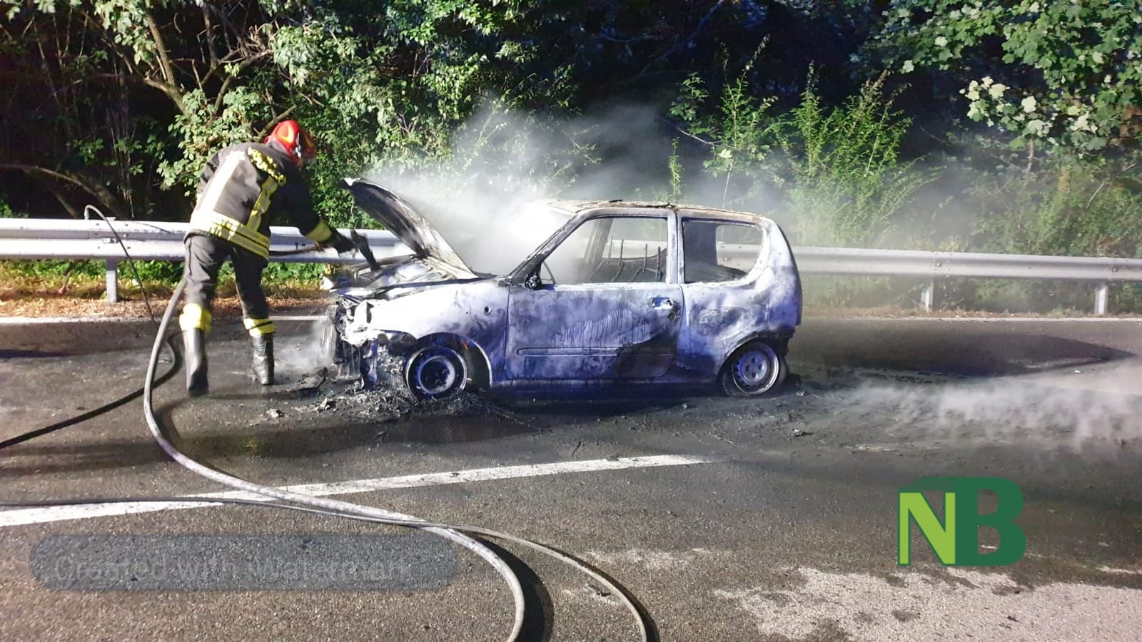 Trivero: Va a fuoco la loro auto, riescono a salvarsi e chiamano i ...