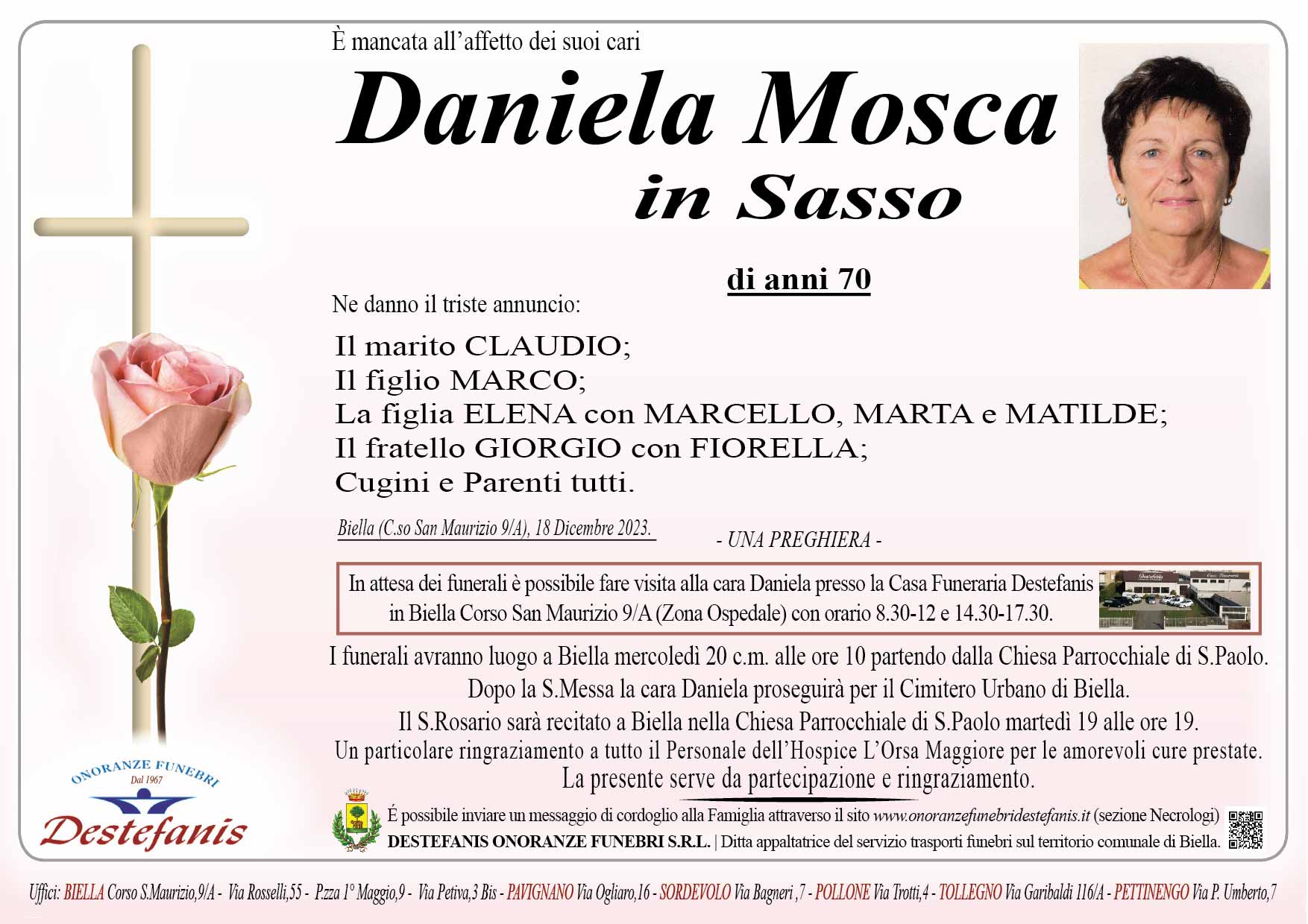 Daniela Mosca in Sasso - Newsbiella.it