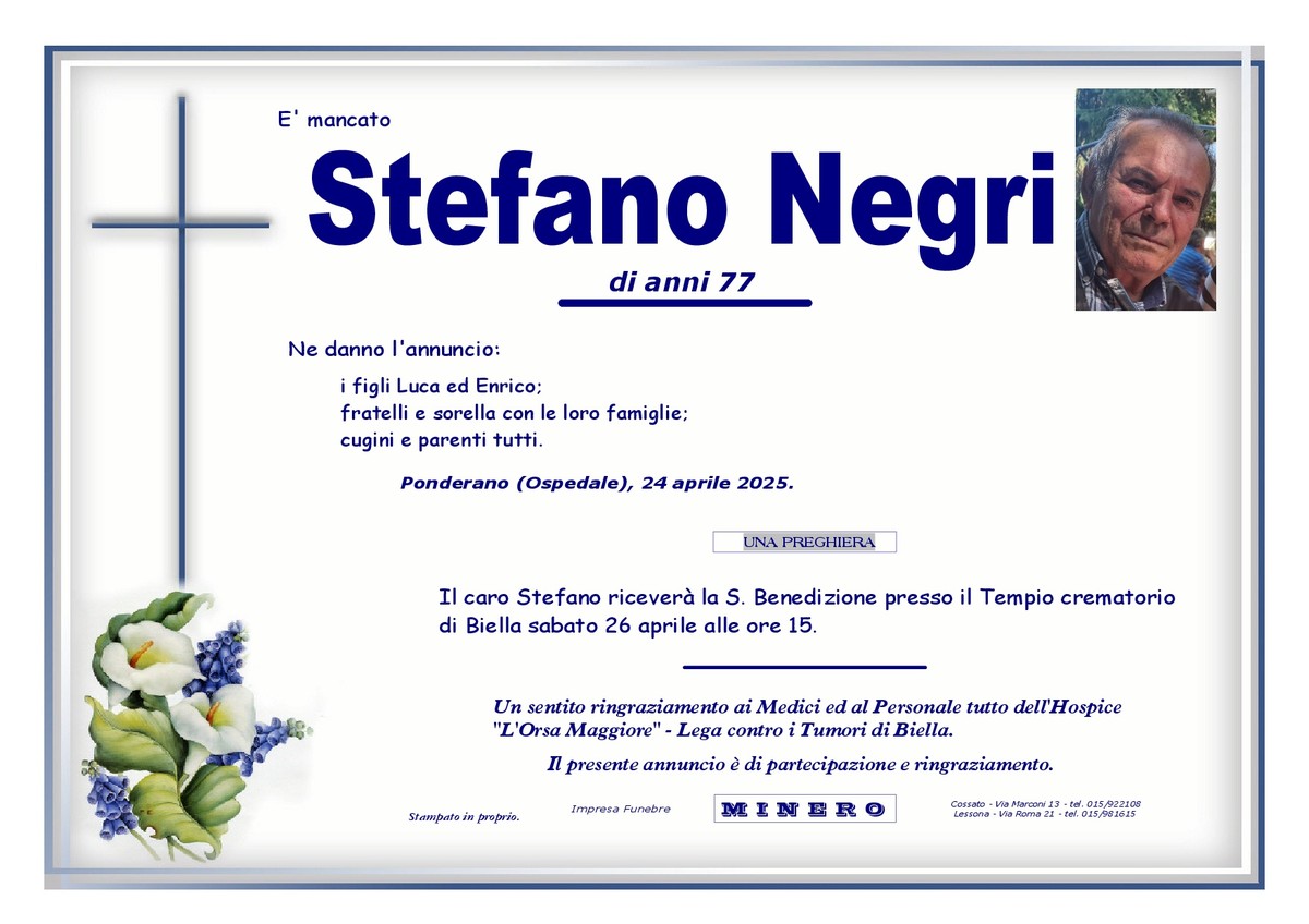 Stefano Negri - Newsbiella.it