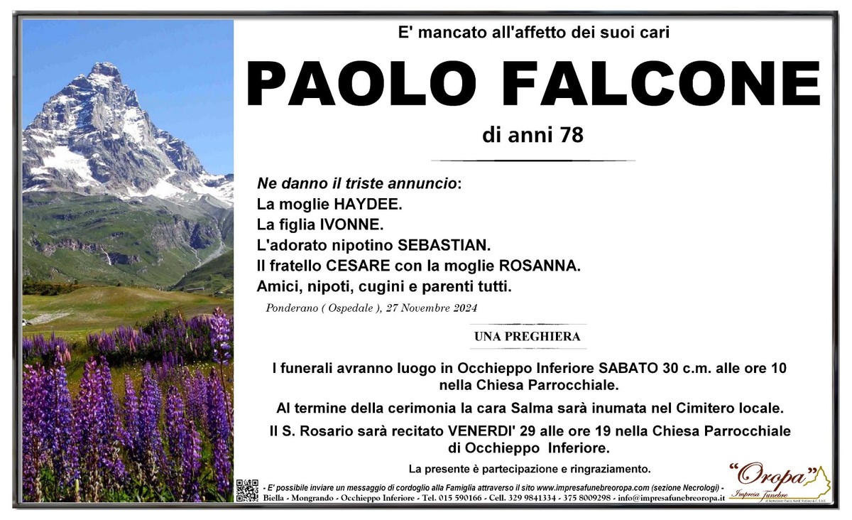 Paolo Falcone - Newsbiella.it