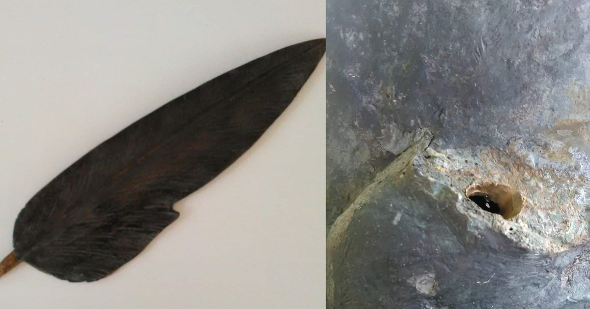 Biella, ritrovata la penna portata via dalla statua dell'Alpino Mario ...