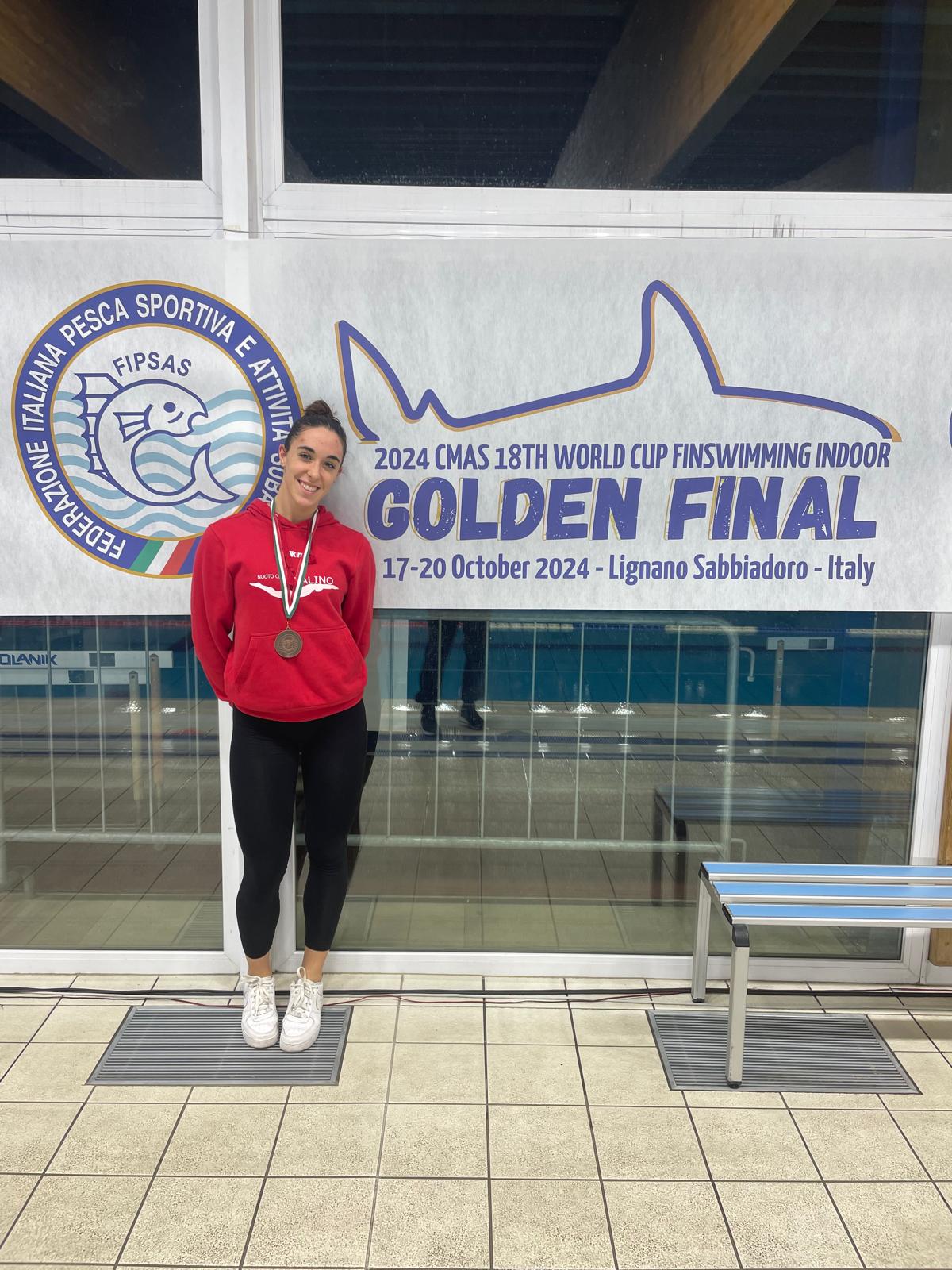 Nuoto pinnato, bronzo per Giorgia Destefani - Newsbiella.it