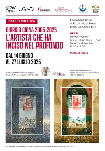 Giorgio Cigna 2005-2025, l’artista che ha inciso nel profondo: in ...