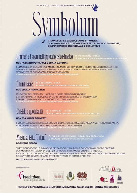 Symbolum, lo studio dei simboli come conoscenza di sé - Newsbiella.it